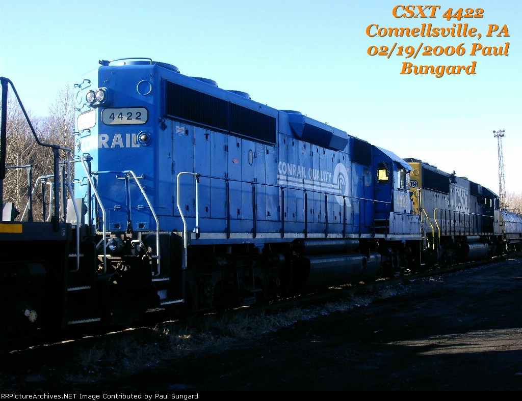 CSXT 4422 GP40-2 02/19/2006